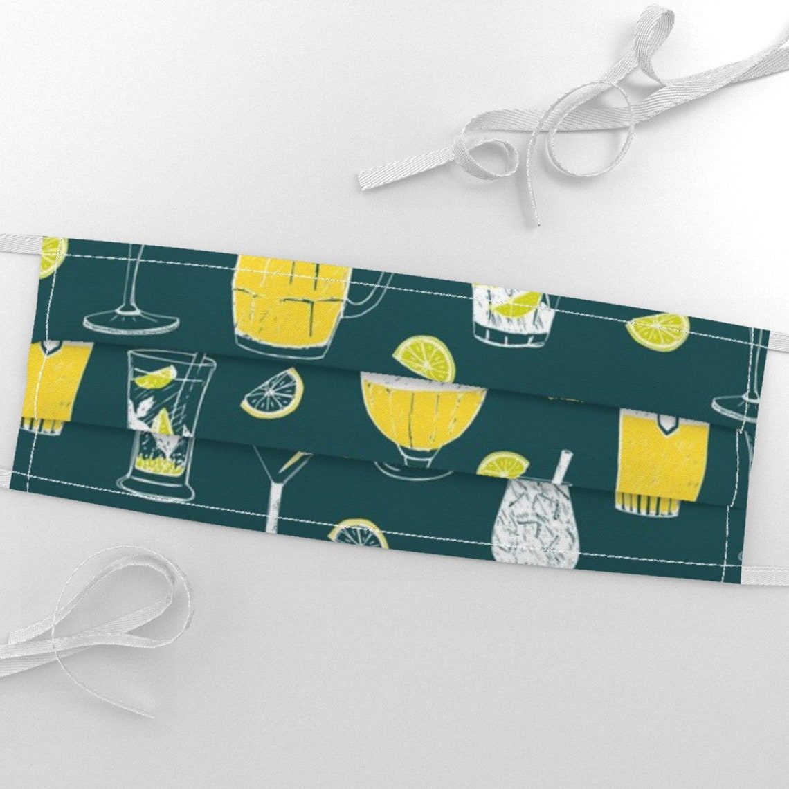 Mod Cocktail Fabric Cocktails Beer by Revista Beer and | Etsy