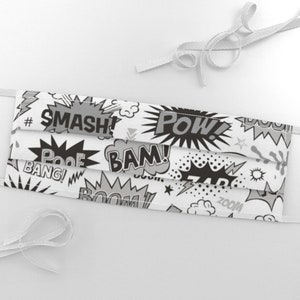 Superheroes Fabric Superhero Comic Pop Art Speech Bubbles | Etsy