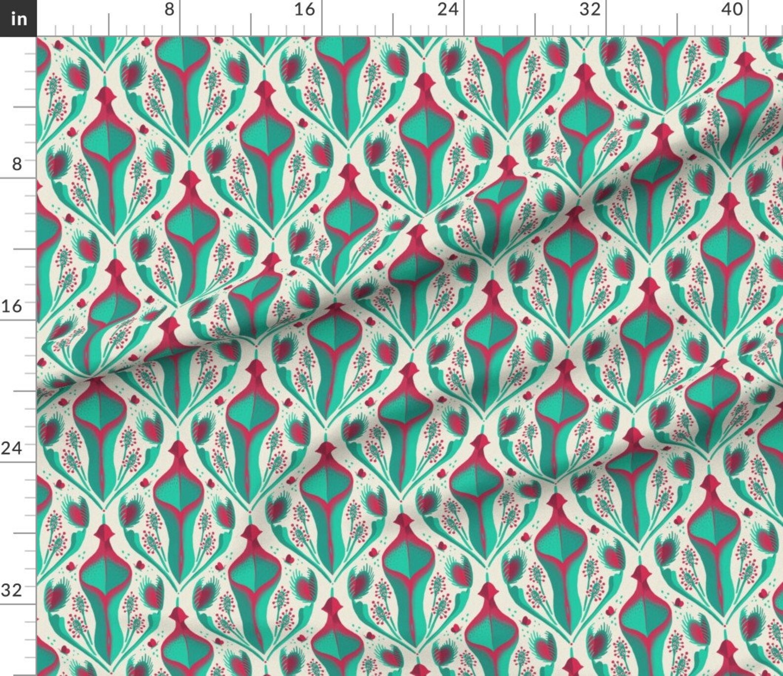 Pitcher Plant Fabric Carnivorous Plants by Caleb Luke Lin - Etsy