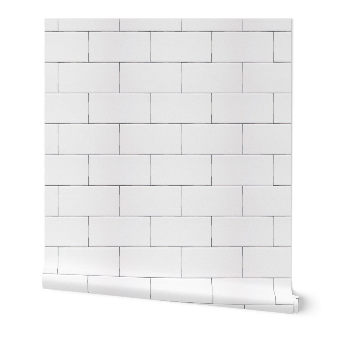 Subway Tile Wallpaper Subway Tile by Littlerhodydesign | Etsy