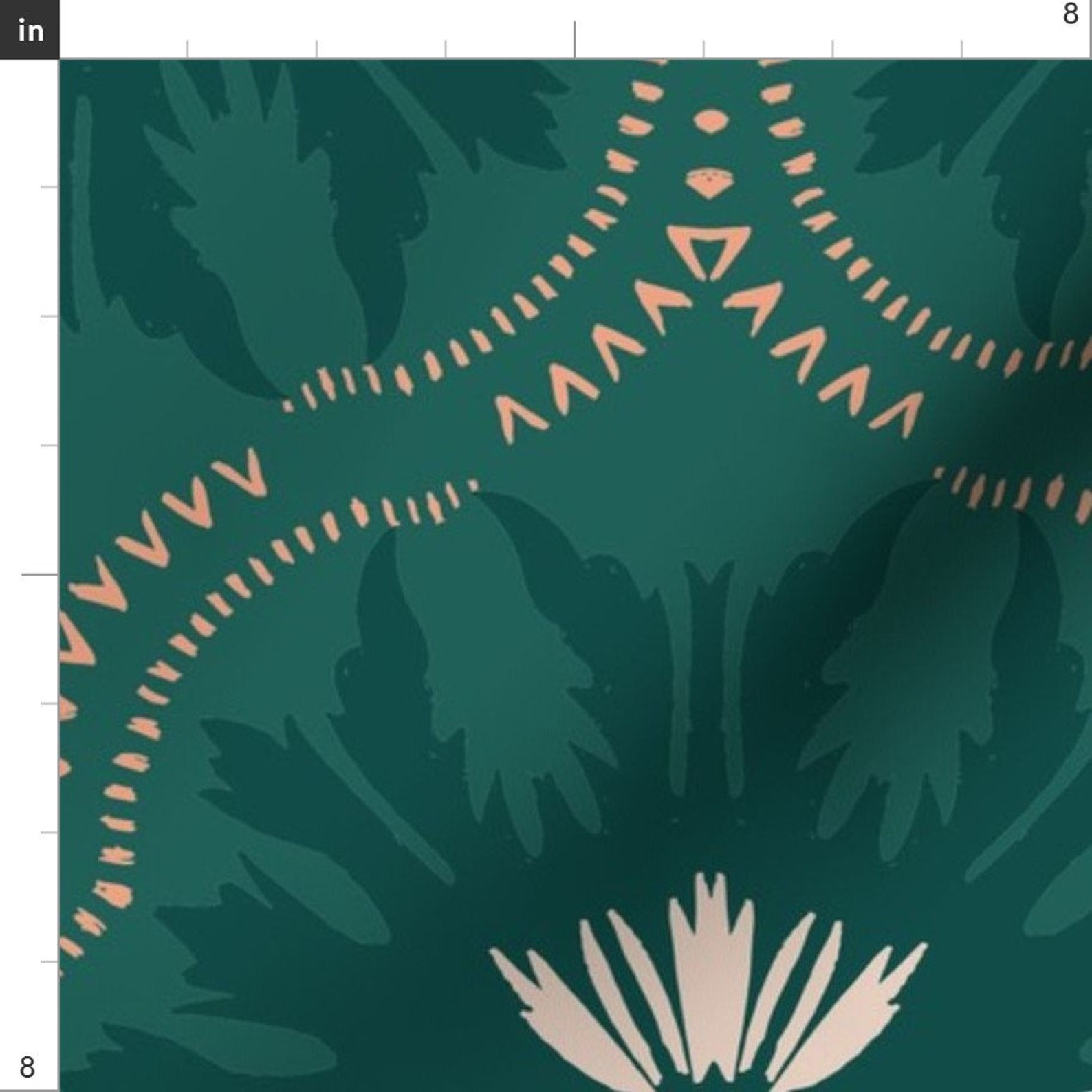 Jasmine Fabric Wildlfower Jasmin Deco Large by Holli - Etsy