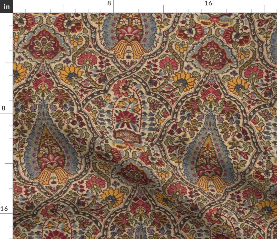 Paisley Fabric Alfred Paisley Mosaic Medium by Peacoquettedesigns ...