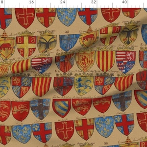 Medieval Royal Fabric - Knights of the Round Table by ...