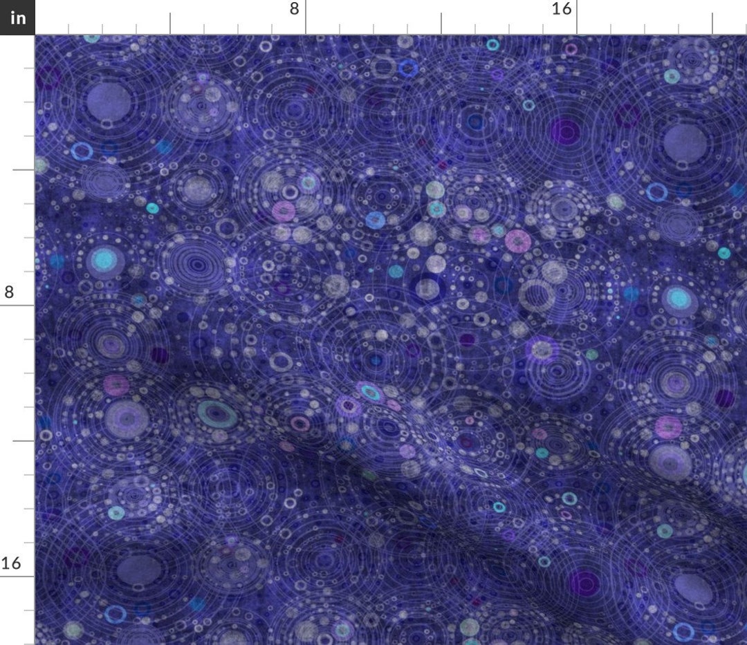 Star Map Fabric Deep Space Calm by Elramsay Star Map - Etsy