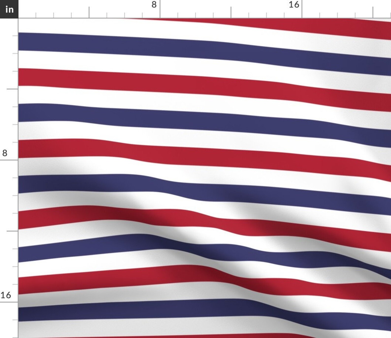 USA Stripes Fabric Flag Red White and Blue Stripes by Paper - Etsy