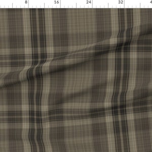 Plaid Fabric in Brown Farmer Brown's Plaid Shirt by | Etsy