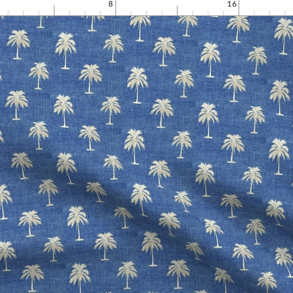 Spoonflower Palm Tree Fabric - Etsy