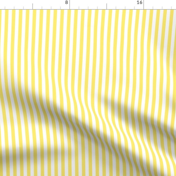 Yellow White Stripes - Etsy