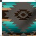 Native Fabric Navajo by 49design Native Tribal Gray Turquoise Blue ...