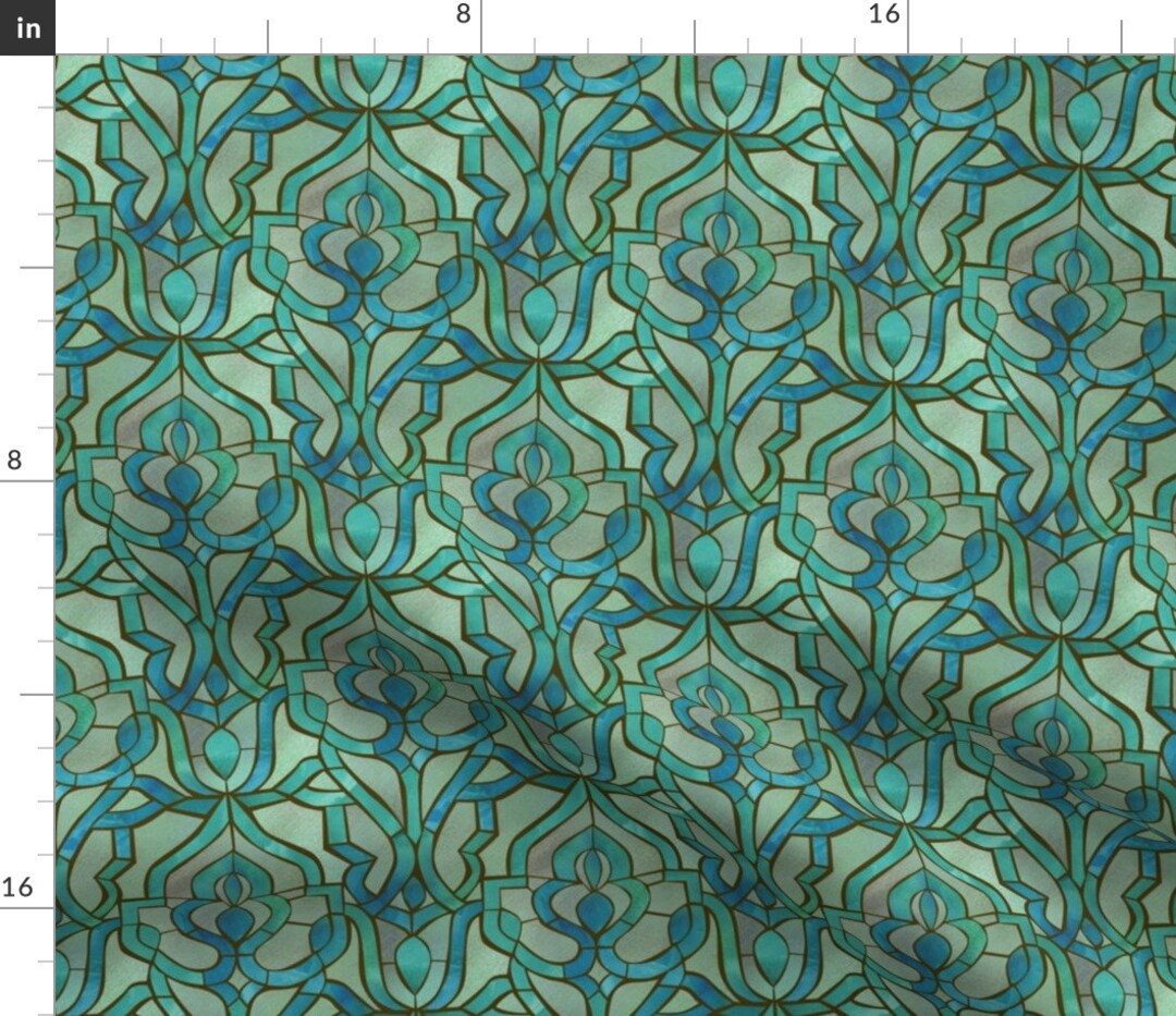 Marrakech Mosaic Fabric Marrakesh Mosaic by Ceciliamok - Etsy