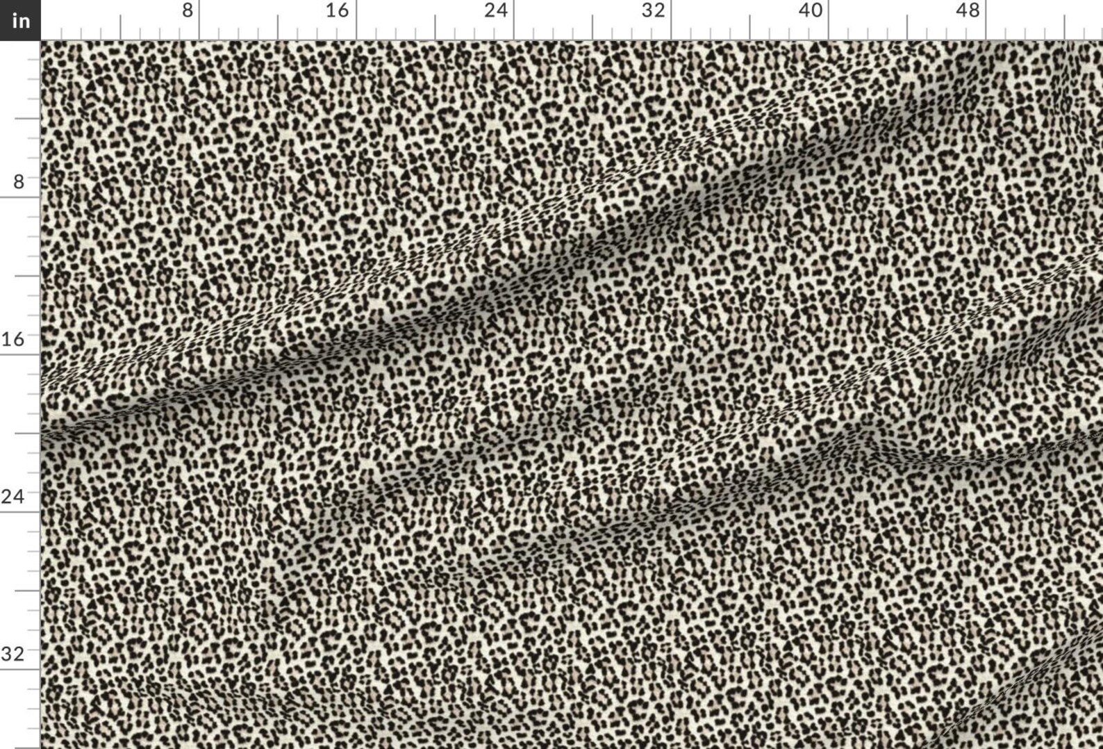 Faux Snow Leopard Print Fabric - Snow Leopard Bigger and Better by ...