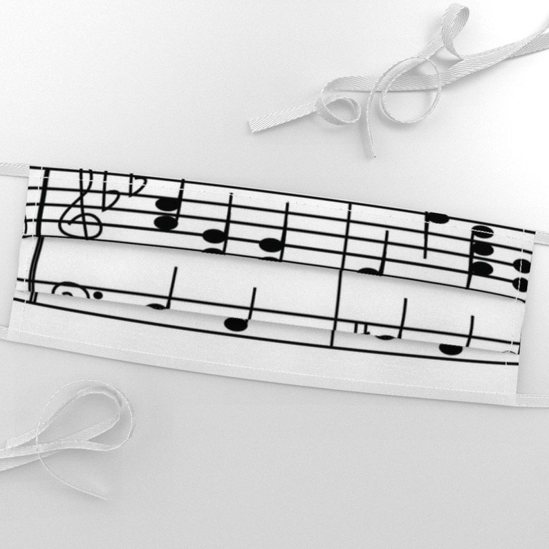 Large Scale Music Notes Fabric Large Scale Sheet Music by - Etsy