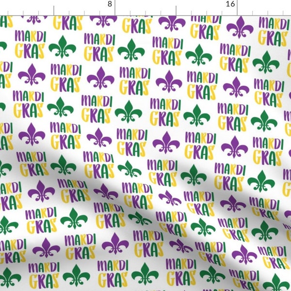 Mardi Gras Fabric - Etsy
