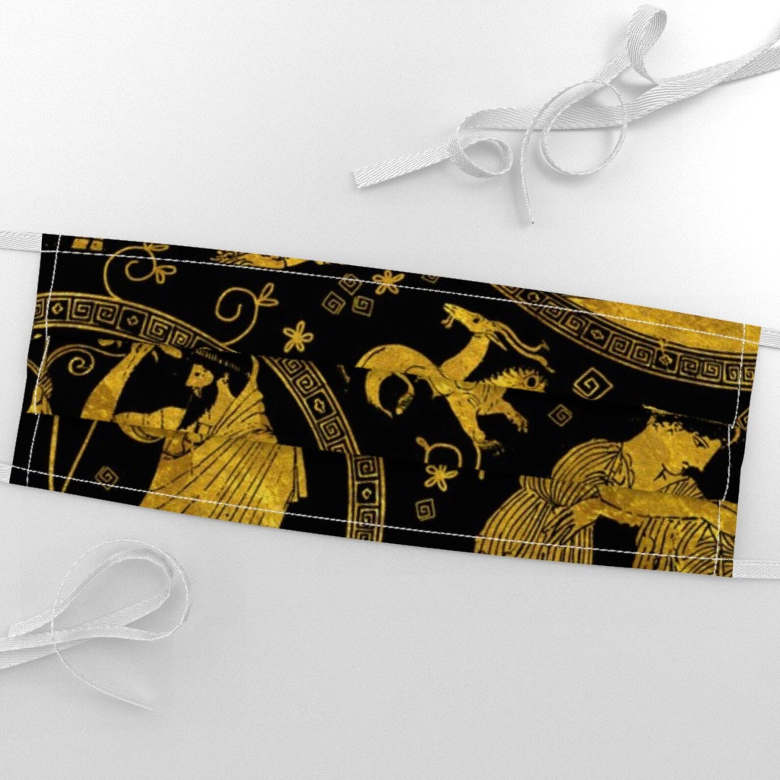 Greek Fabric Greekart by Gaiamarfurt Greece Grecian - Etsy