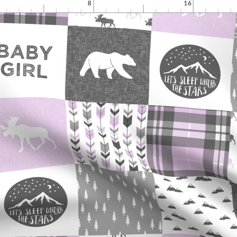 Purple Baby Fabric - Etsy