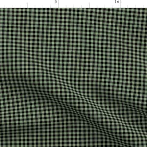 Green Fabric Green Buffalo Plaid by Gingerlous Plaid Check Buffalo ...