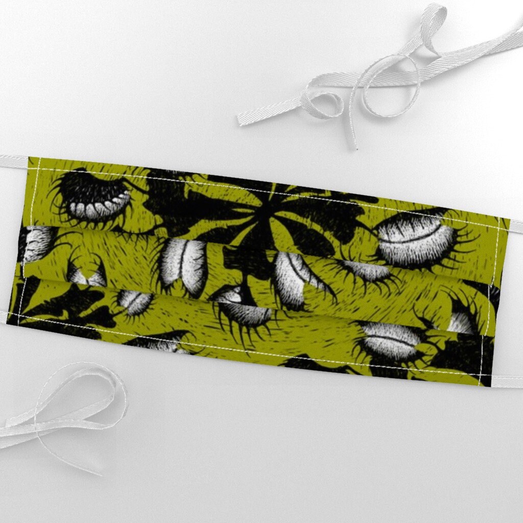 Black Fly Trap Fabric Venus Fly Trap Moss by Thecalvarium - Etsy Canada