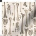 Bones Fabric - Bones by Deborahballingerillustrations - Bones Teeth ...