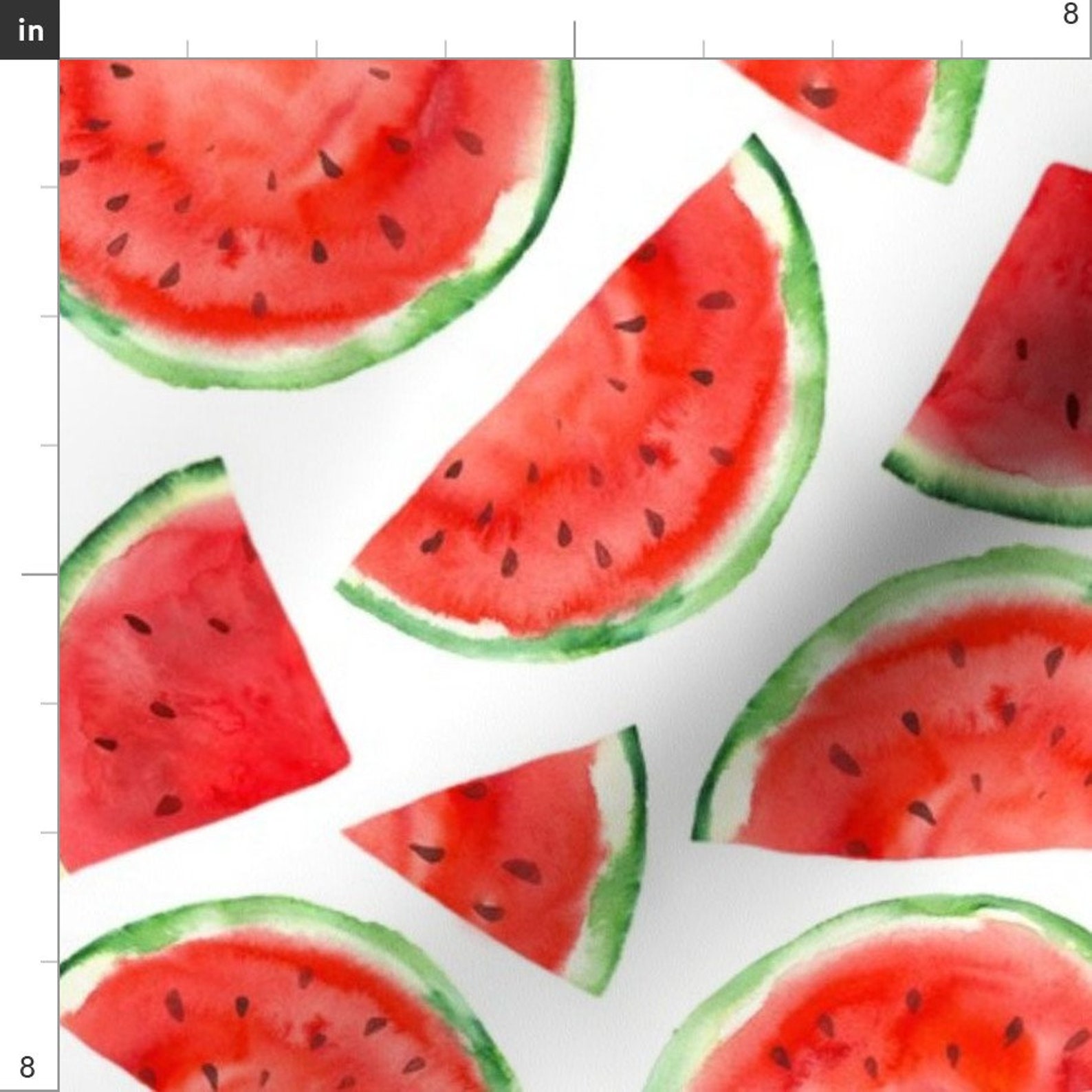 Wacky Watermelon Fabric Watermelon Slices by Svetlana | Etsy