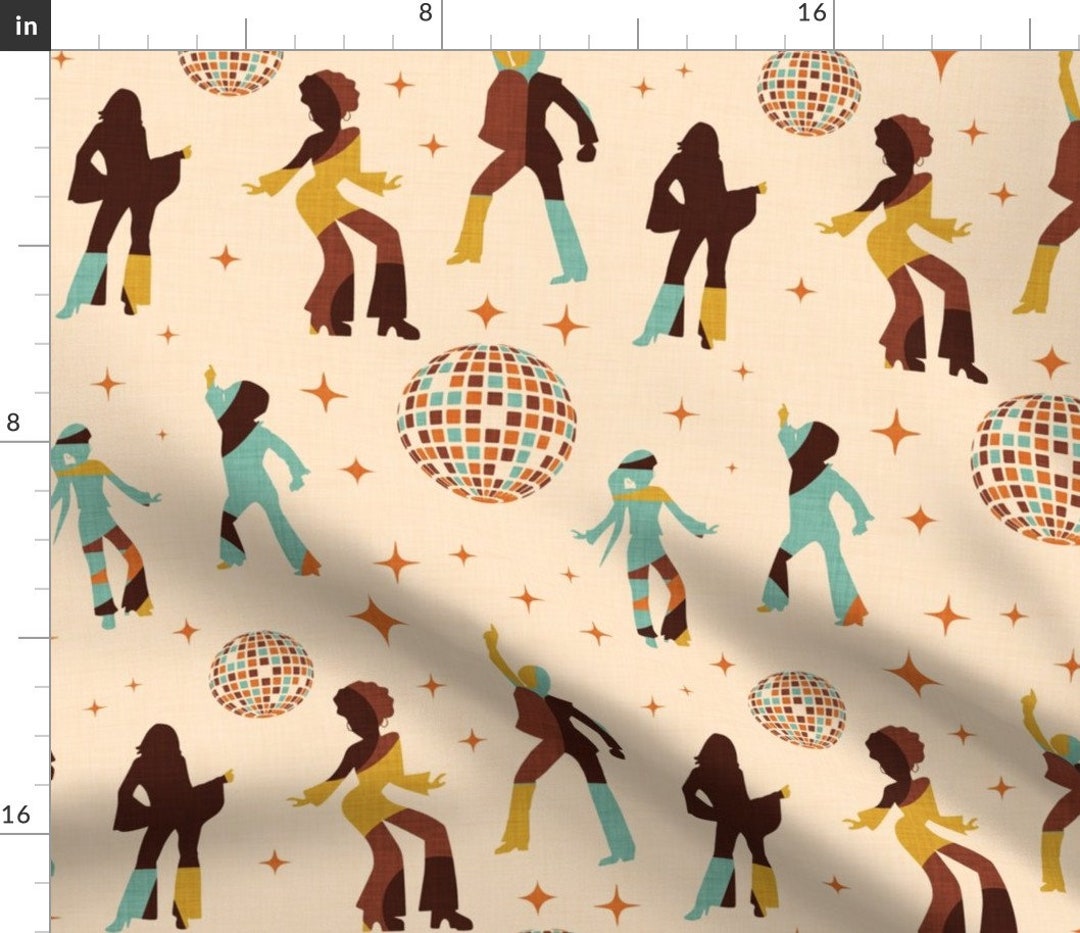 Groovy Fabric Disco Revival Dancing Pearl by Bruxamagica Dance Disco ...