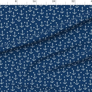 Nautical Fabric Nautical Anchors Fabric Classic Ocean Nautical Fabrics ...