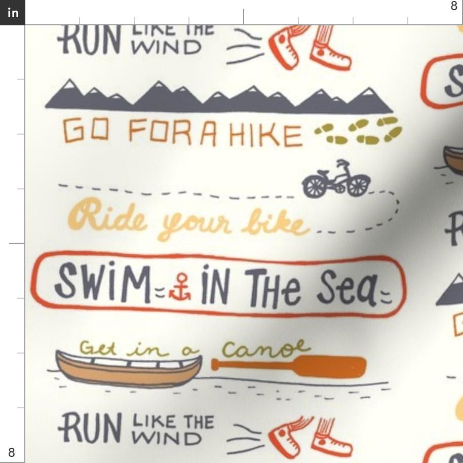 Adventure Fabric - the Great Outdoors by Ellolovey - Outdoors ...