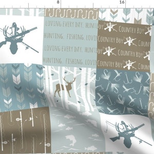 Country Boy Fabric Country Boy 2 cheater Quilt by Buckwoodsdesignco ...