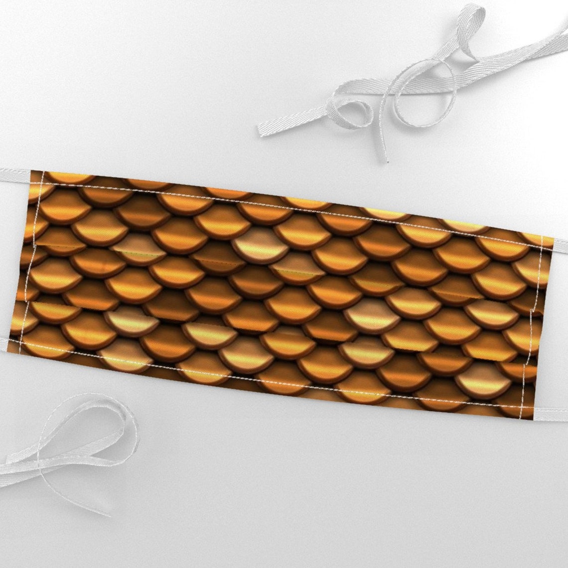 Medieval Armor Fabric Scale Armour Gold Brass Copper by | Etsy