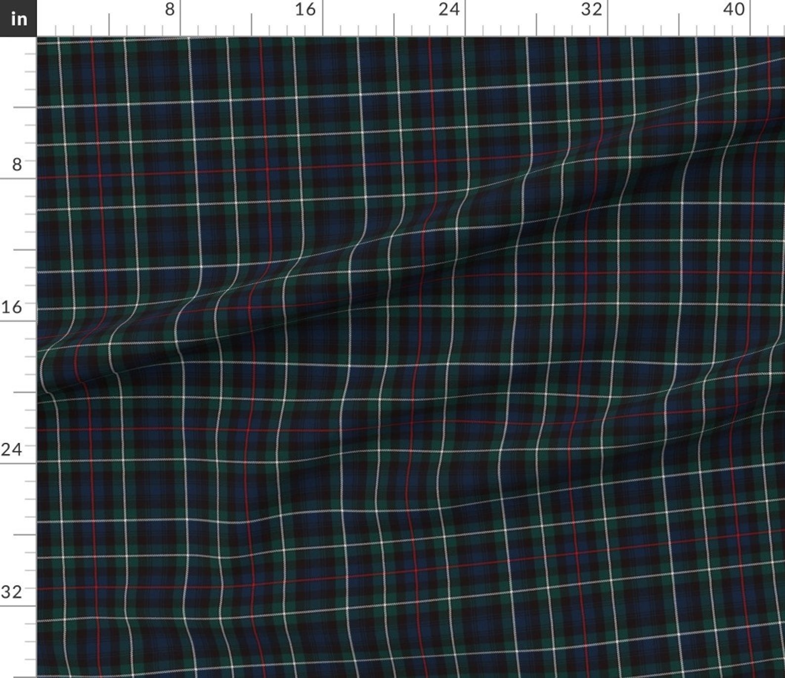 Highland Fabric Mackenzie Tartan Plaid by Laurawrightstudio - Etsy