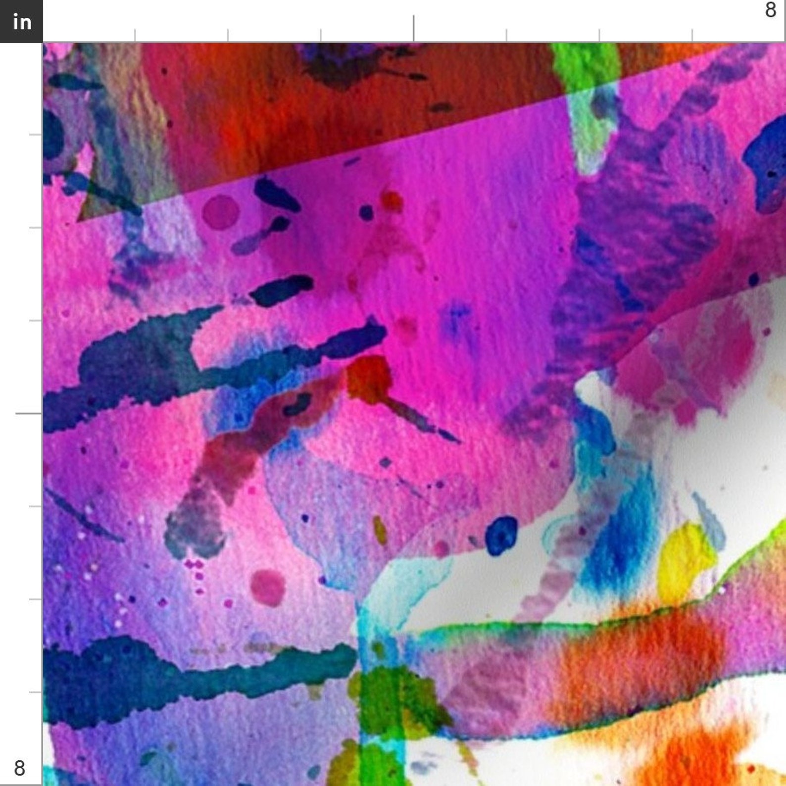 Abstract Ink Splatter Fabric Ink Splatters 54 Inches by - Etsy