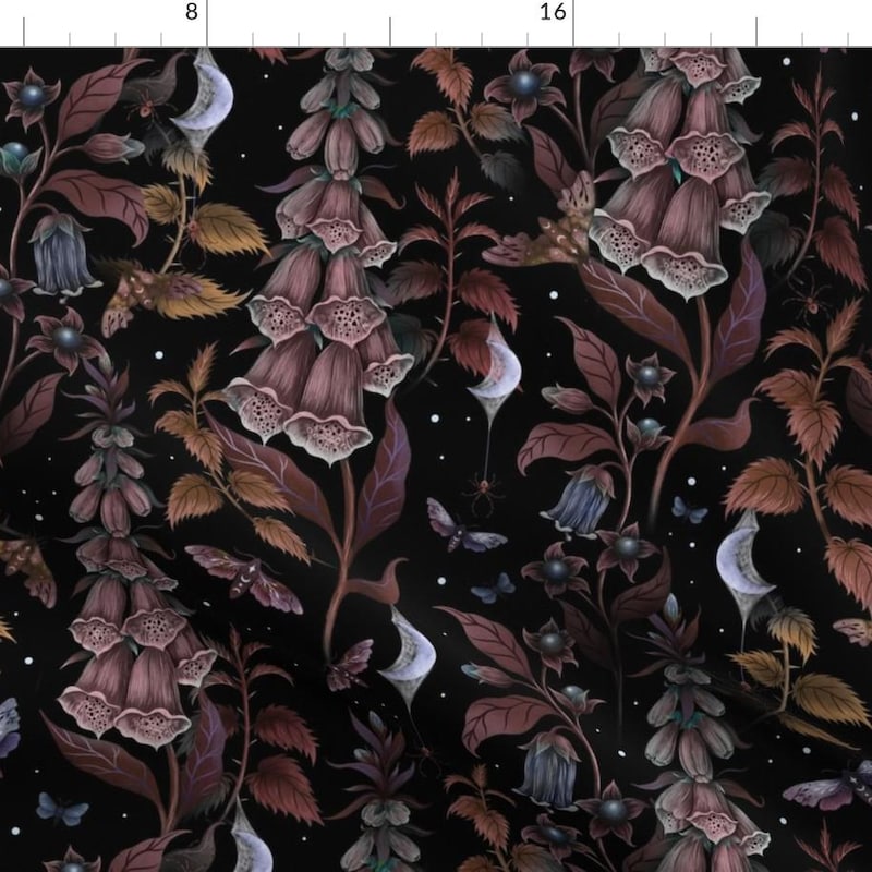 Witchy Apparel Fabric - Etsy UK