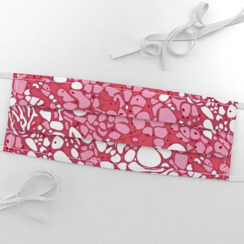 Abstract Pink Cells Fabric Cell Structure by Mag-o Science | Etsy