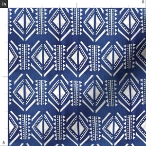 Modern Fabric Kahala Pattern Indigo by Schatzibrown Modern Bohemian ...