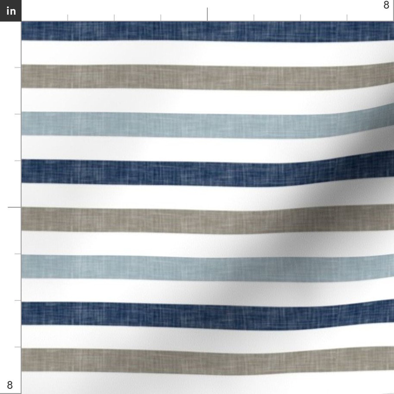 Textured Stripy Fabric Stripe Rustic Woods Linen Stripes by | Etsy