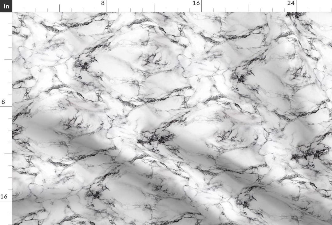 Marble Fabric - Marble Texture in Black and White by Hipkiddesigns ...