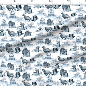 Snow Queen Fabric Snow Queen by Kociara Snow Queen Winter - Etsy