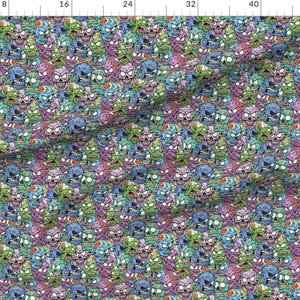 Zombie Fabric Regular Braaaiiiinnsssss by Sandityche Zombie Undead ...