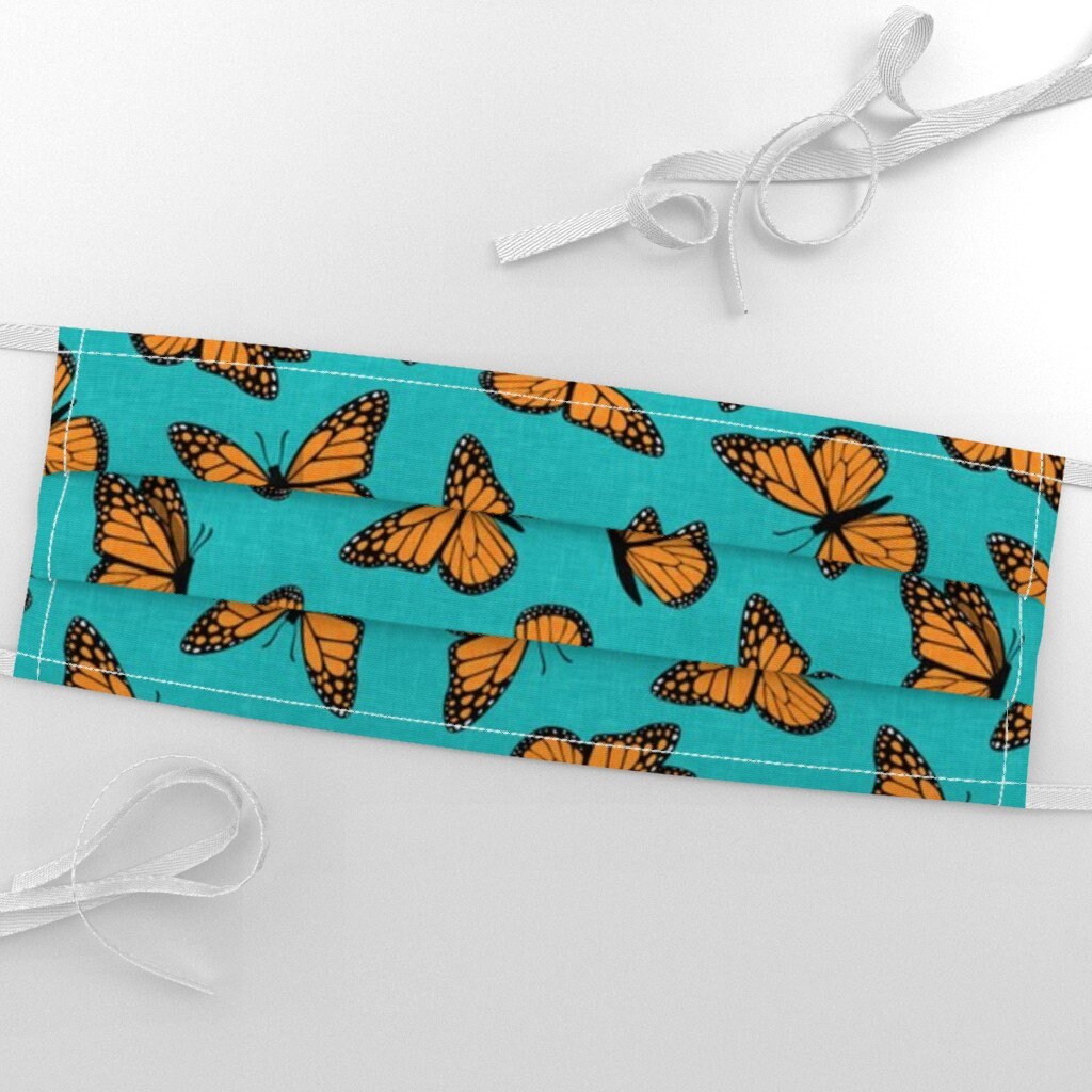 Monarch Butterfly Fabric Monarch Butterflies By | Etsy