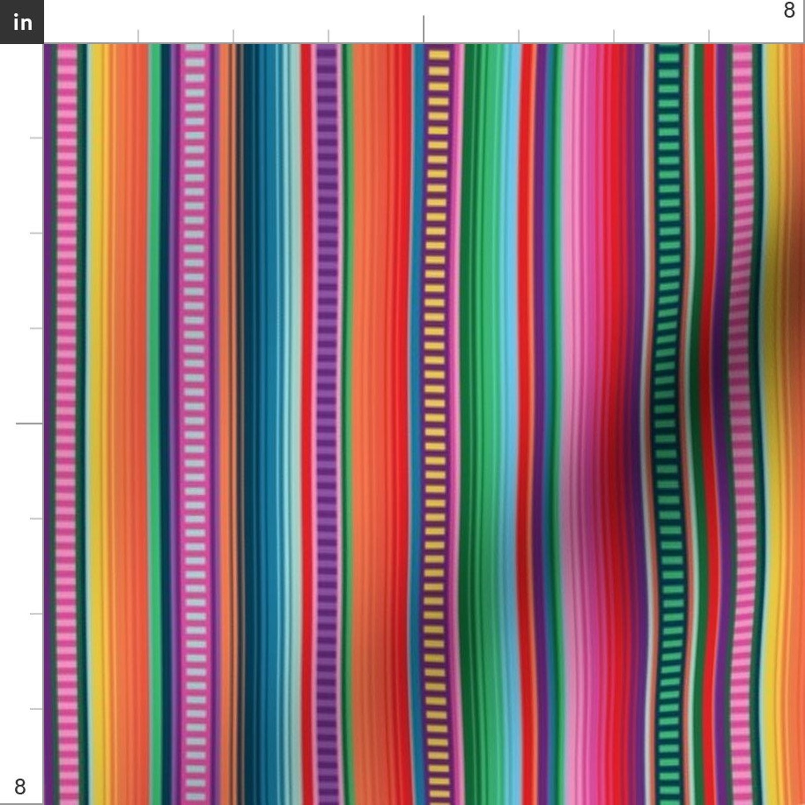 Serape Fabric Mexican Blanket by Anchored by Love Mexican - Etsy
