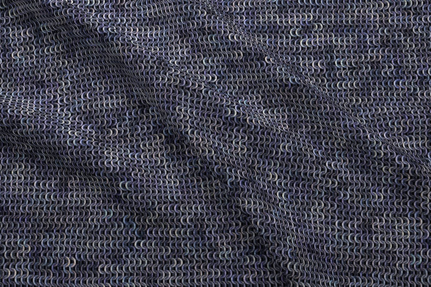 Medieval Fabric Faux Chainmail Silver / Steel By Bonnie | Etsy