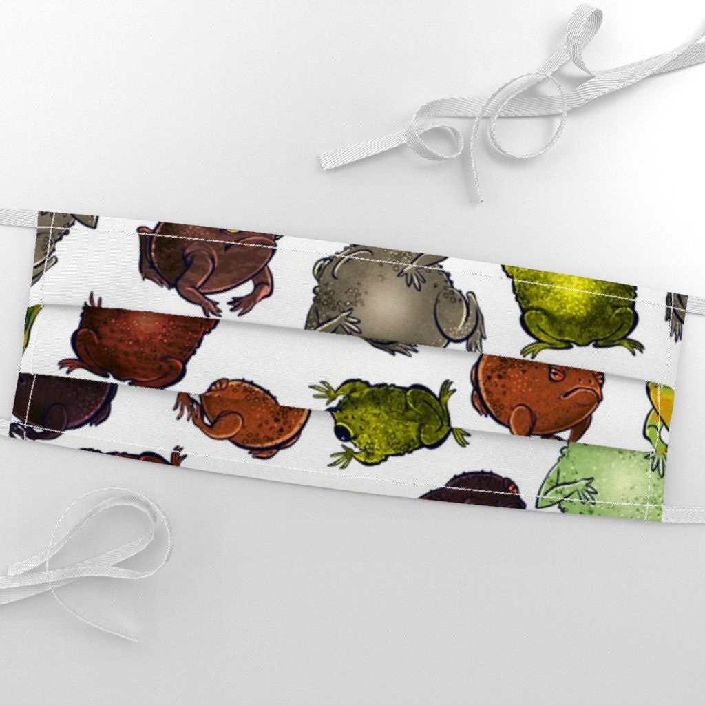 Toads Fabric Meowing Desert Frog By Jadegordon Desert Frog | Etsy