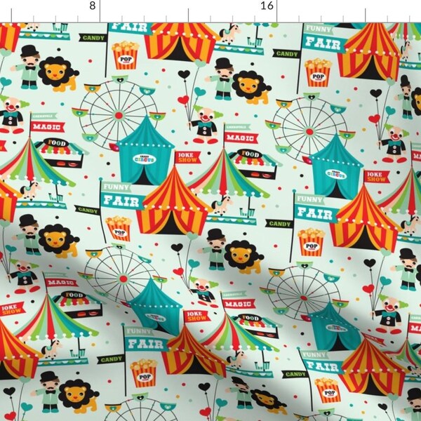 Circus Fabric - Etsy