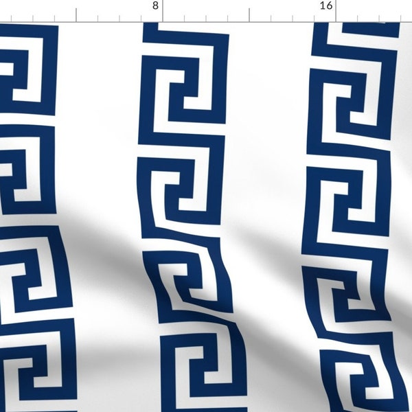 Greek Key Fabric - Etsy
