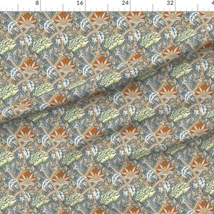 Vintage Floral Fabric Morris Windrush by Chantal Pare Morris Vintage ...