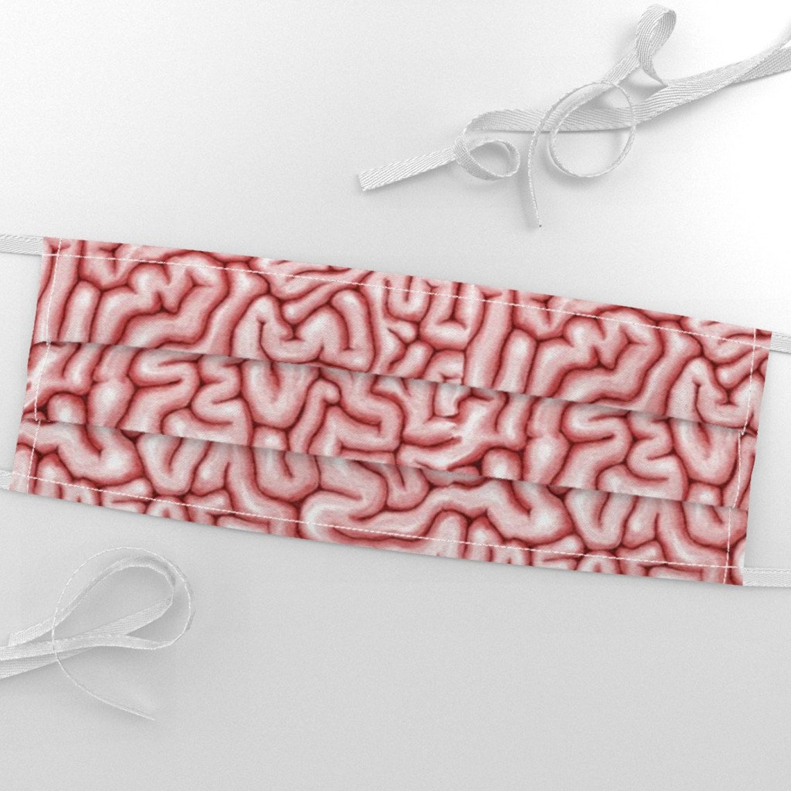 Brain Fabric High Contrast Brains by Sufficiency Anatomy | Etsy