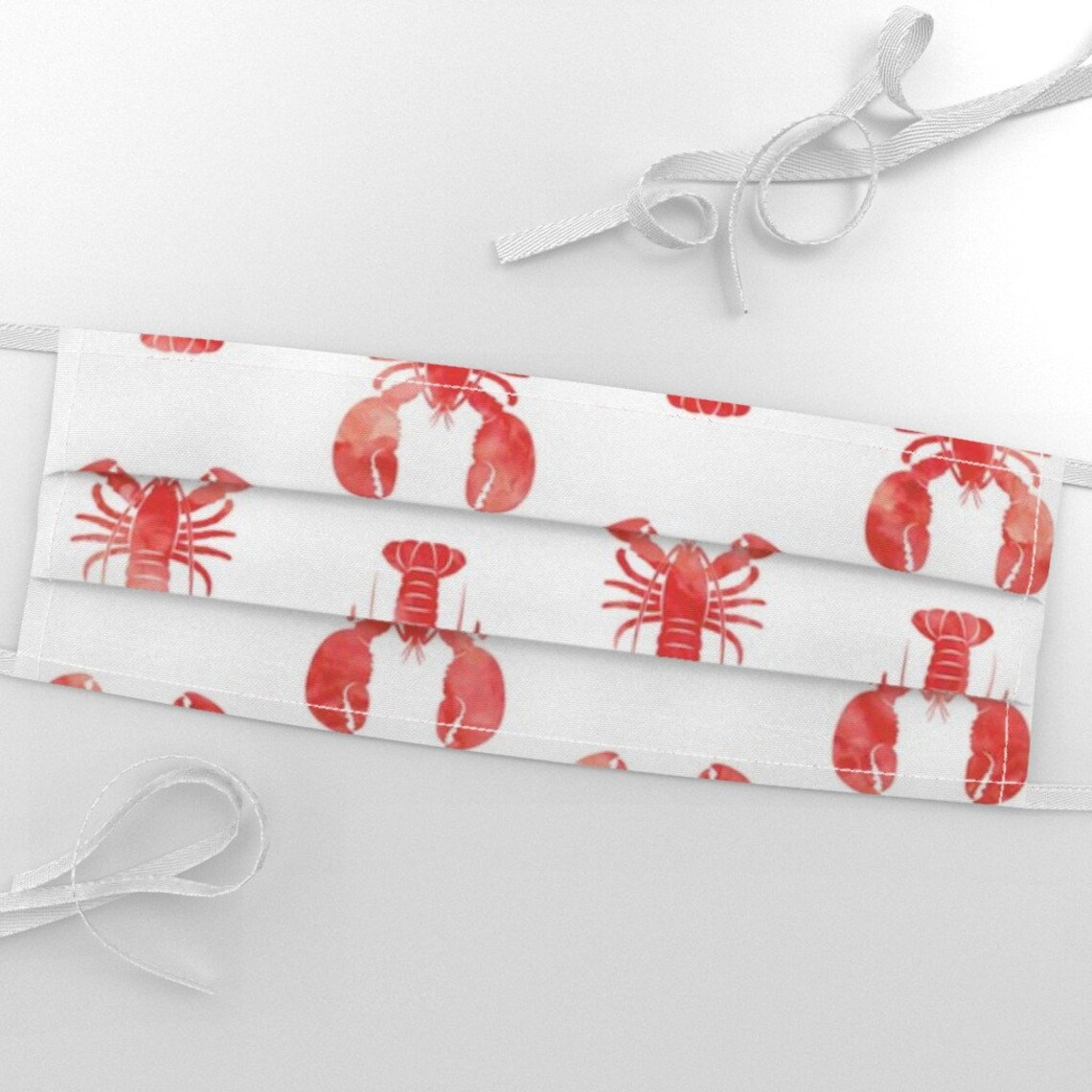 Lobster Fabric Red Lobster Fabric by Littlearrowdesign - Etsy