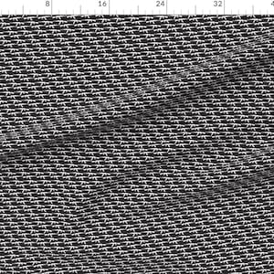 Gun Fabric Guns White on Black by Weebeastiecreations Gun | Etsy