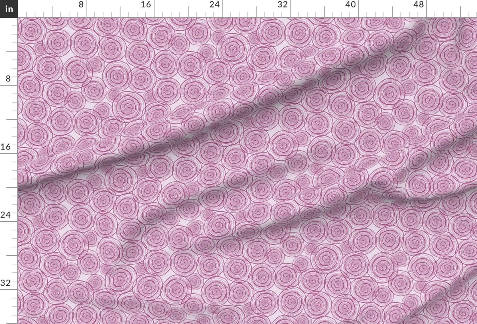 Purple Onion Fabric - Onion Rings by Zoe Ingram - Purple Onions Modern ...