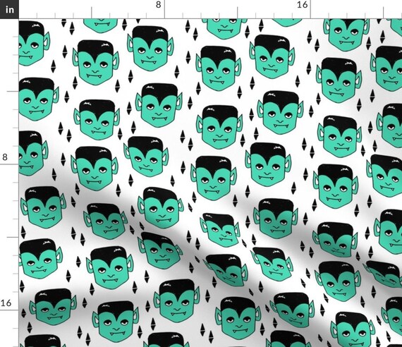 Vampire // Green Scary Spooky Vampiro Creepy Green October | Etsy