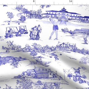 Hamptons Fabric Hamptons Golf Original by Mcsparrandesign Golf Course ...
